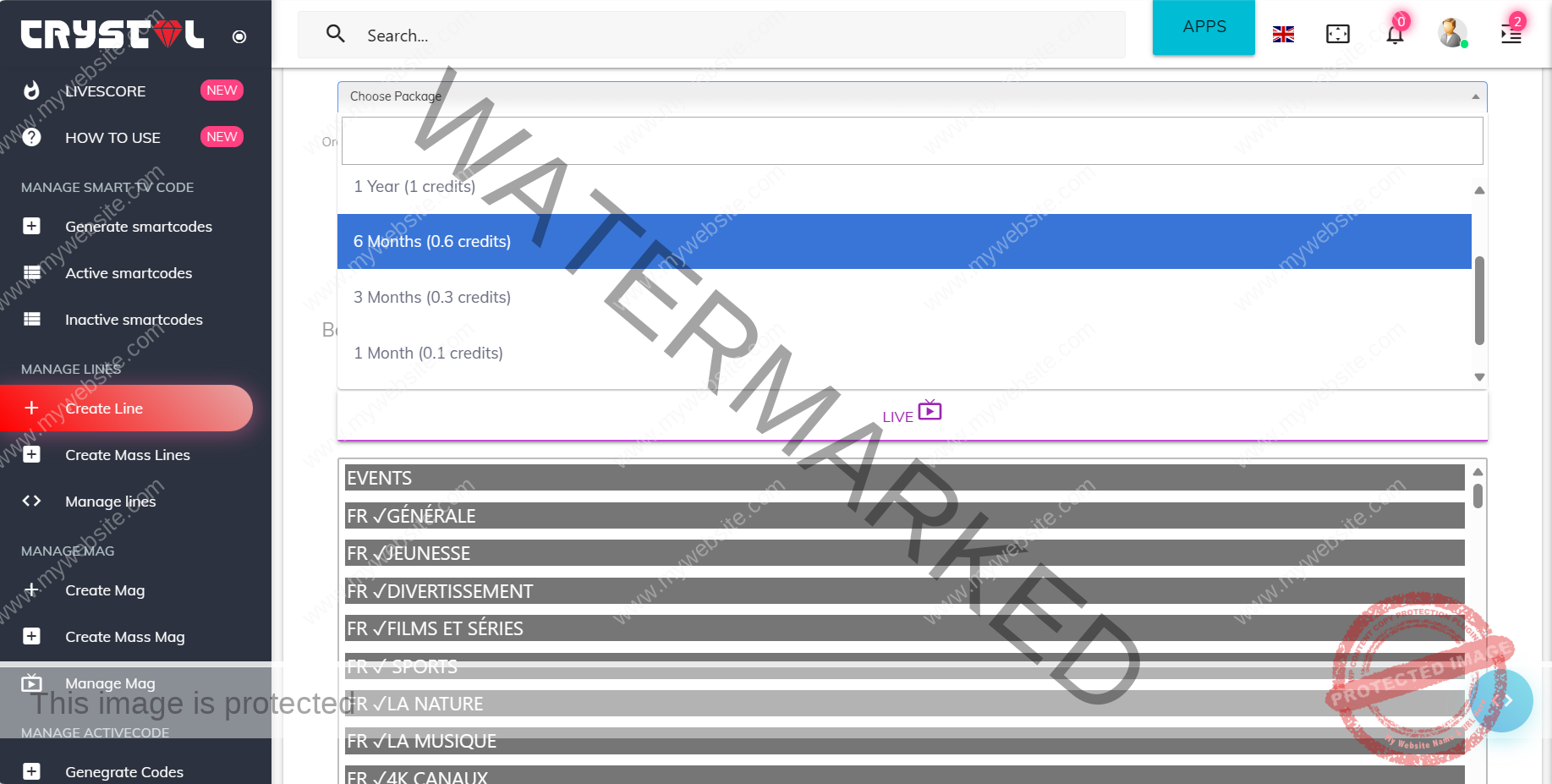 kryształowy sprzedawca iptv - Zdobądź własny panel resslera